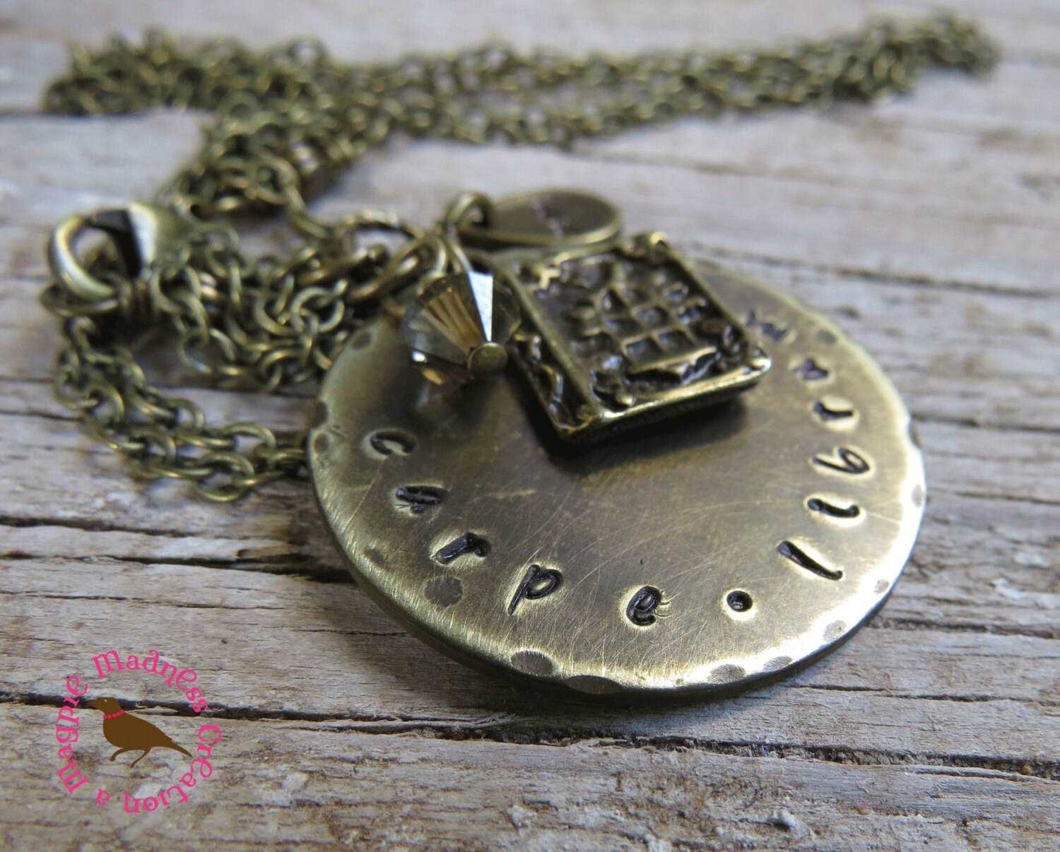 Bibliophile Necklace Book Necklace Long by MagpieMadnessJewelry