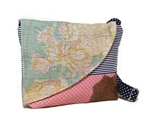 Unique map fabric related items | Etsy