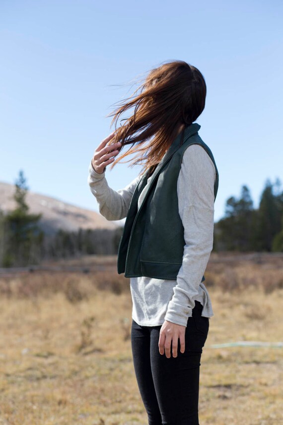 Ladies Deerskin Vest by TheSheepherder on Etsy