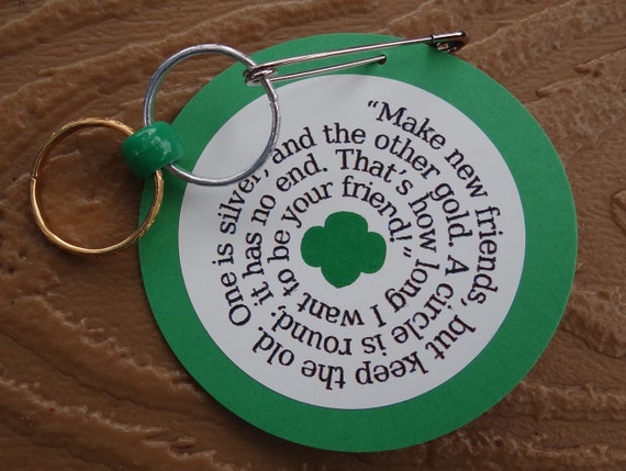 Set of 10 Make New Friends Girl Scout SWAP or Craft Kits