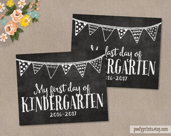 Items similar to Printable Last Day of School Signs-Printable ...
