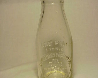 Vintage milk bottles | Etsy