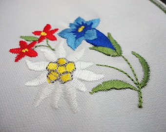 Edelweiss embroidery | Etsy