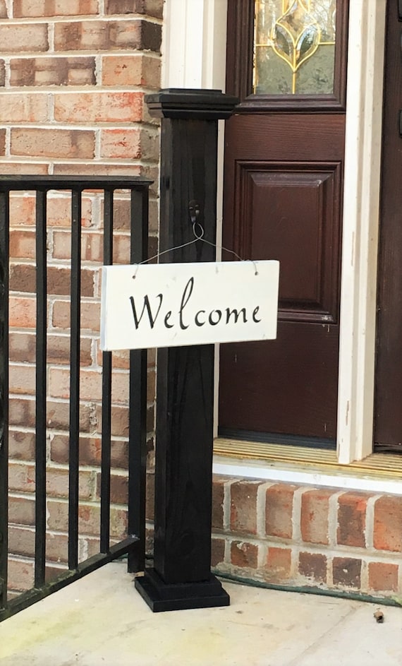 Rustic Sign Post by ModernRusticCharm on Etsy