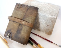 leather sketchbook items on Etsy | Unique & Handmade