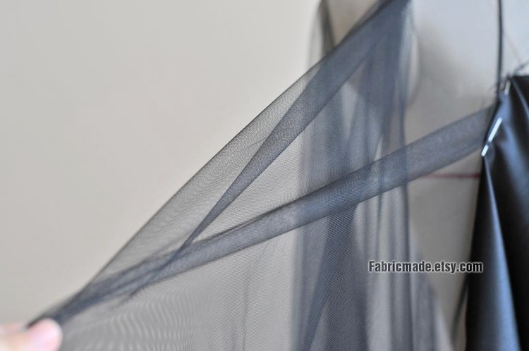 Strong Soft Transparent Clear Netting Fabric No by fabricmade