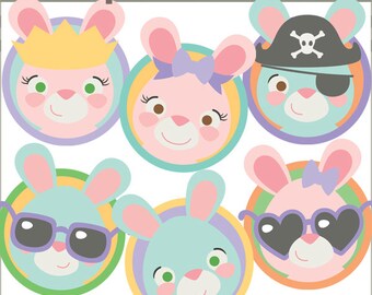 Easter Clipart Set Personal and Limited Commercial Use pink