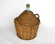 Popular items for wicker demijohn on Etsy