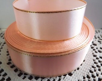 Gold edge ribbon | Etsy