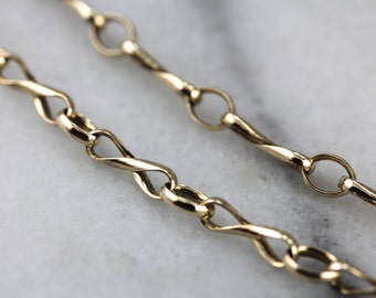 Gold figure 8 chain | Etsy