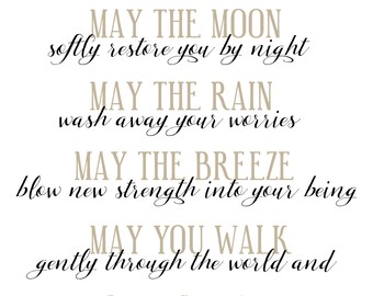 APACHE WEDDING PRAYER Blessing......8 x 10 Frameable