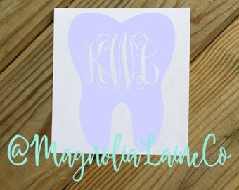 Tooth decal | Etsy