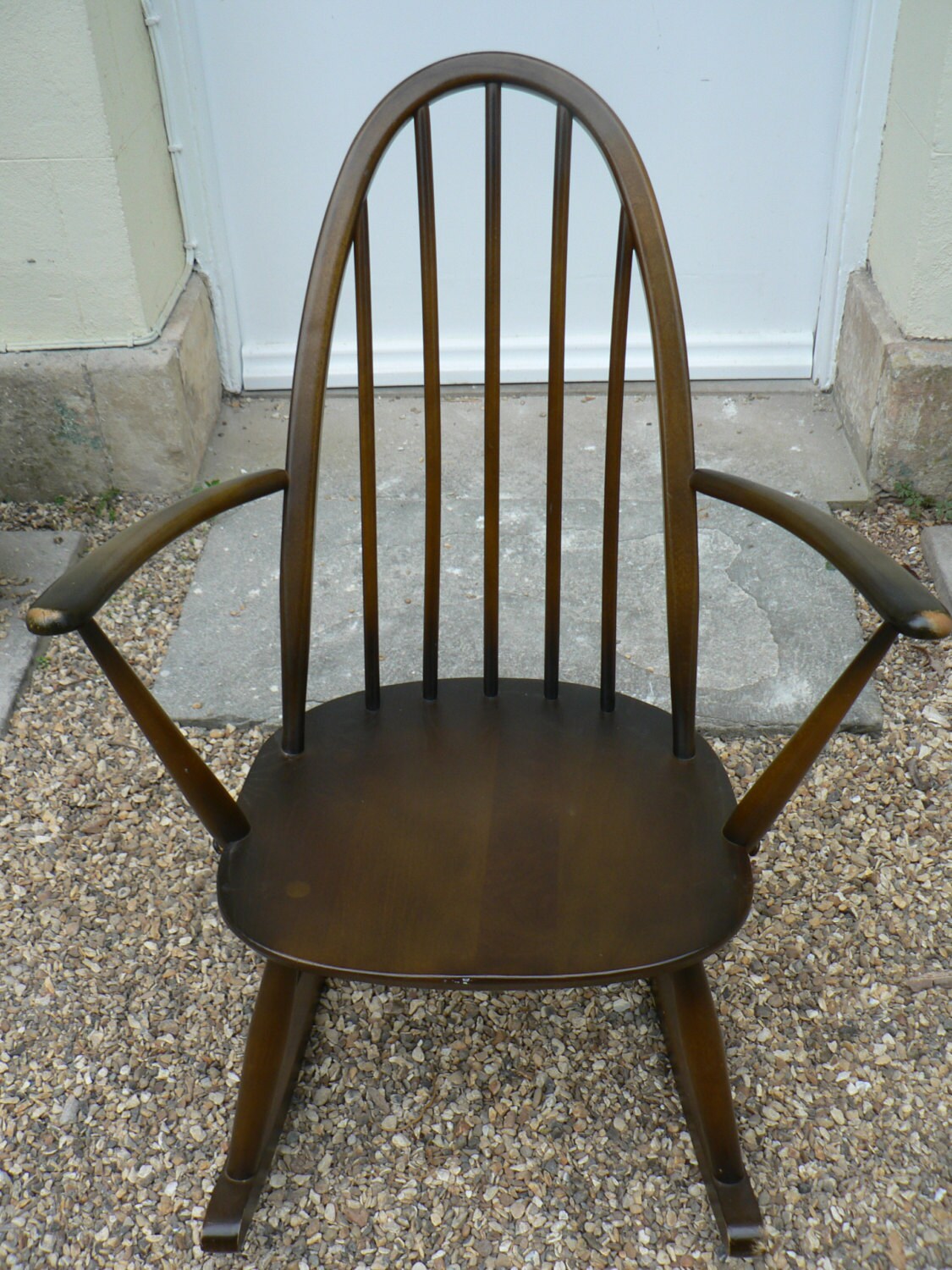 Ercol Golden Dawn Quaker Windsor Pattern Stick Back Rocking Chair ...