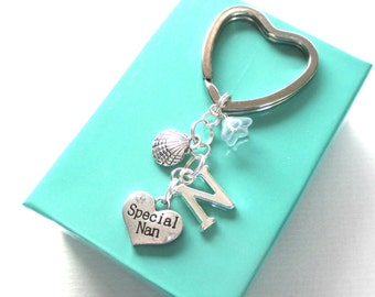 Sea shell keychain | Etsy