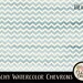 Watercolor Digital Paper Pack Chevron Beachy Watercolor