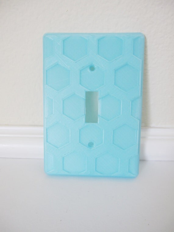 Items similar to 3d Printed Geometric light switch cover switch plate ...