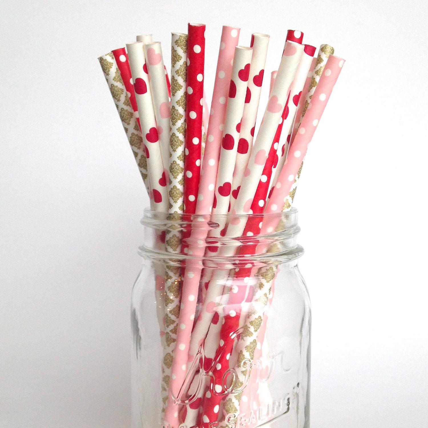 Valentines Day Straws Valentine Straws by Twigsandtwirlsllc