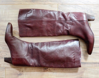 Wood heel boots | Etsy
