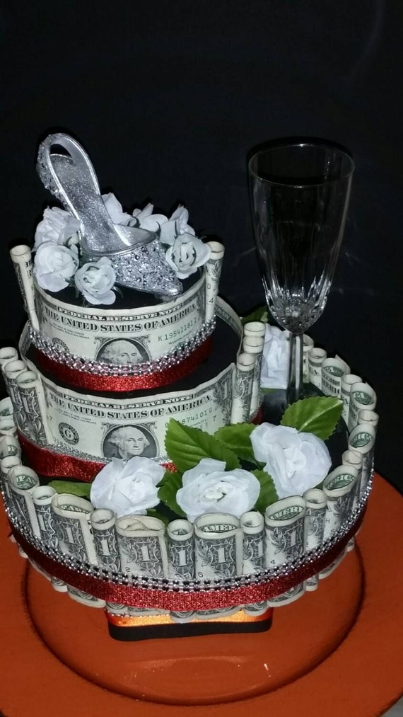Items similar to Real money cake for a birthday,wedding,bridal shower ...