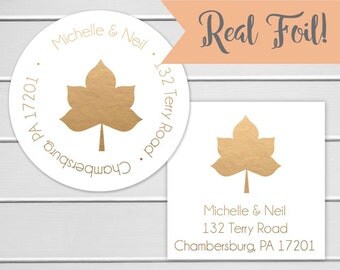 Wedding Invitation Return Address Labels by OrangeUmbrellaCo