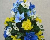 Items similar to No.C0135 Spring Cemetery Arrangement. , Spring Cone ...