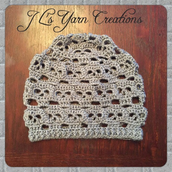 Crocheted Skull Slouchy Beanie Crocheted Skull Slouchy Beanie