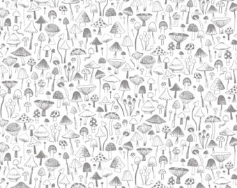 Mushroom fabric | Etsy