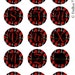 Alphabet Bottlecap Images. Digital Bottle Cap Image. Rose