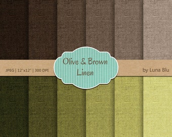 Linen Aqua Teal Blue Ocean Sea Linen Digital Paper Pack