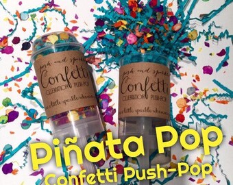Unicorn Poop Confetti Celebration Push-Pops Confetti Party