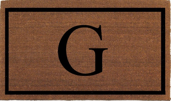 Letter G Last Name Initial Surname Personalized by FranklinandFigg