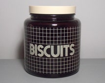 Unique glass biscuit jar related items | Etsy