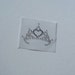 Princess Heart Tiara Appliqué Crystal Tiara Rhinestone Iron