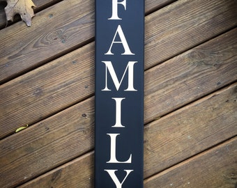 Unique vertical sign related items | Etsy