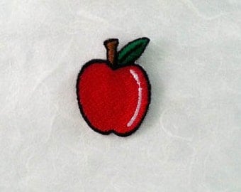 Apple applique | Etsy