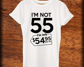 Unique 55th birthday shirt related items | Etsy