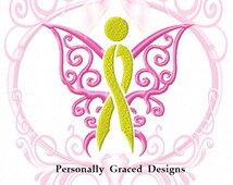 Popular items for cancer butterfly on Etsy