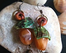 Popular items for acorn beads on Etsy