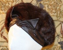 Unique fur beret related items | Etsy