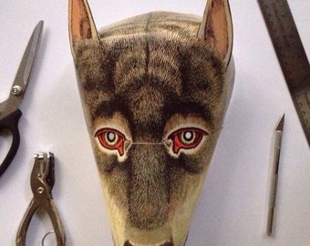Coyote mask | Etsy