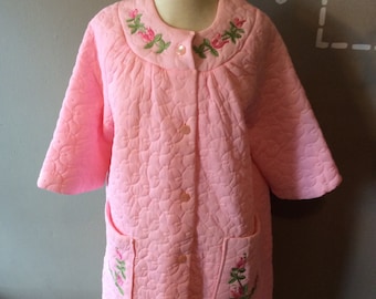 Quilted housecoat | Etsy
