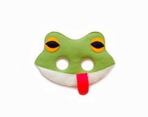 Unique frog mask related items | Etsy
