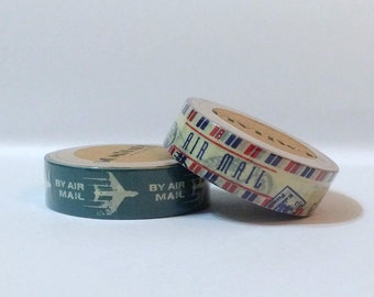 Air mail stickers | Etsy
