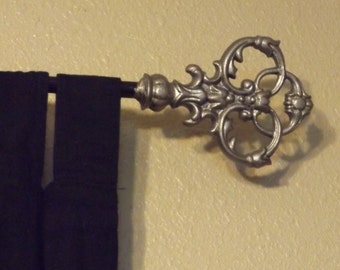 Iron curtain rod | Etsy