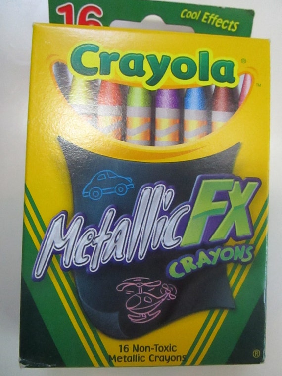 Metallic Crayons Crayola Crayons, 16 Count | Crayola Large Jumbo ...