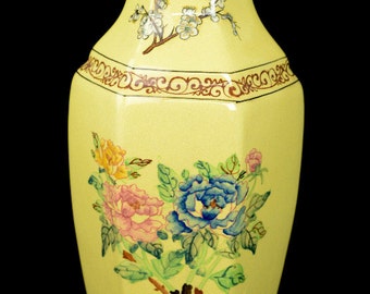 Mustard yellow vase | Etsy