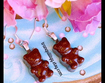 Gummy bear earrings | Etsy
