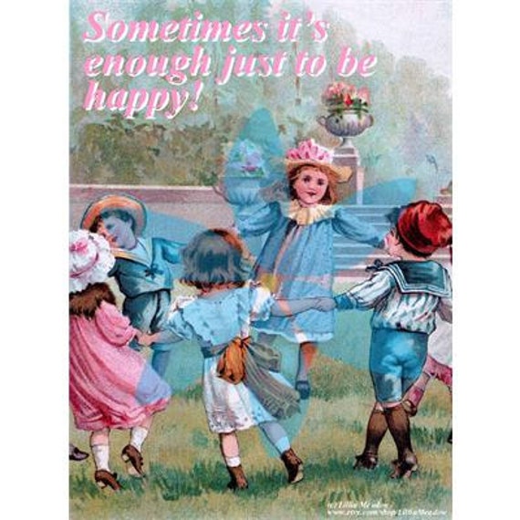 Items similar to Sometimes its enough just to be happy social media ...