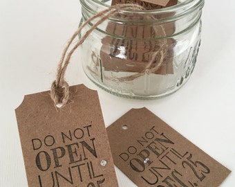 Do not open until | Etsy