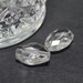 Faceted Irregular Shaped Oval Rock Crystal Stones by BeadtotheMax